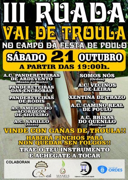 A ruada Vaia Troula celebra a súa terceira edición - Concello de Ordes